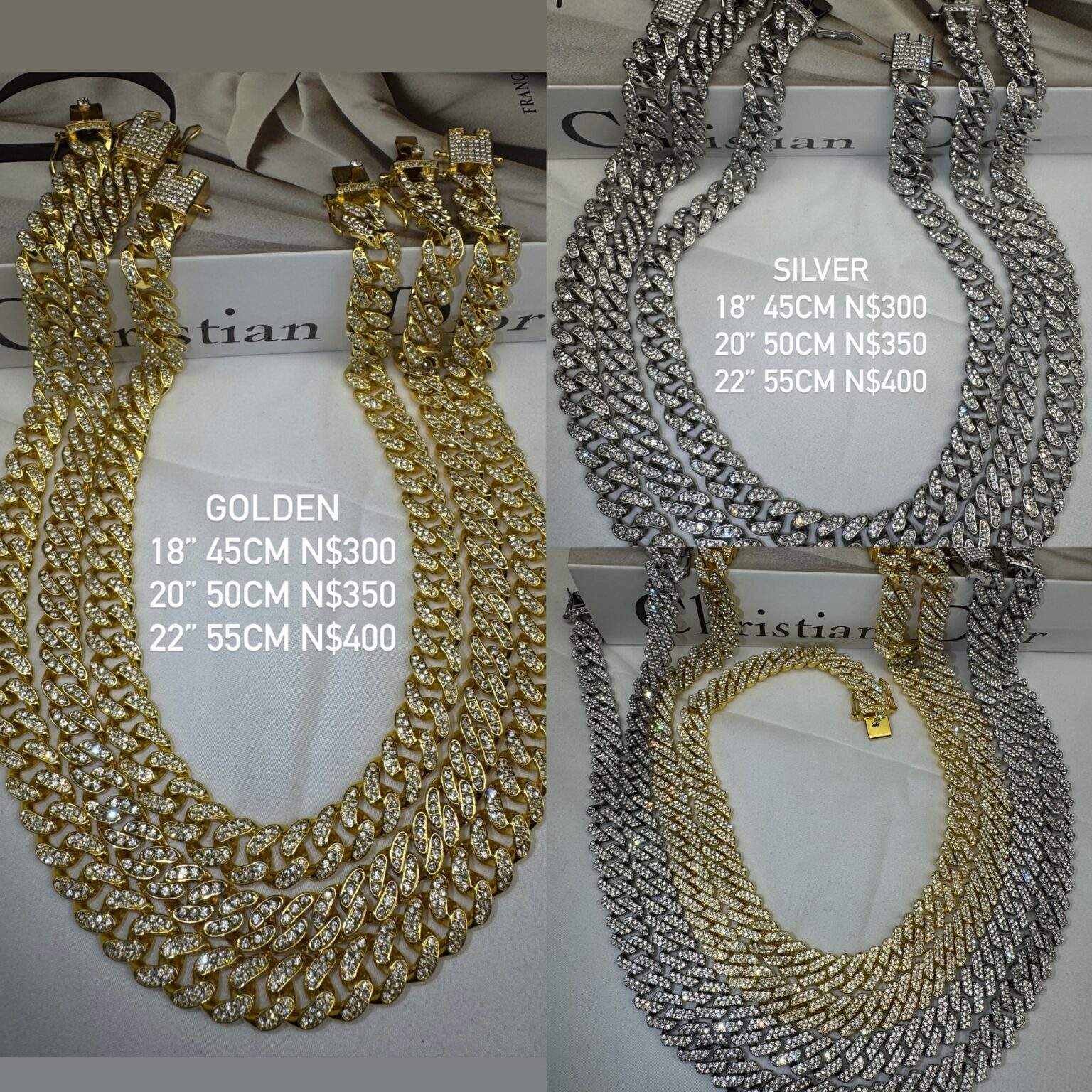 Assorted Cuban Necklaces - U R BOX STUDIO